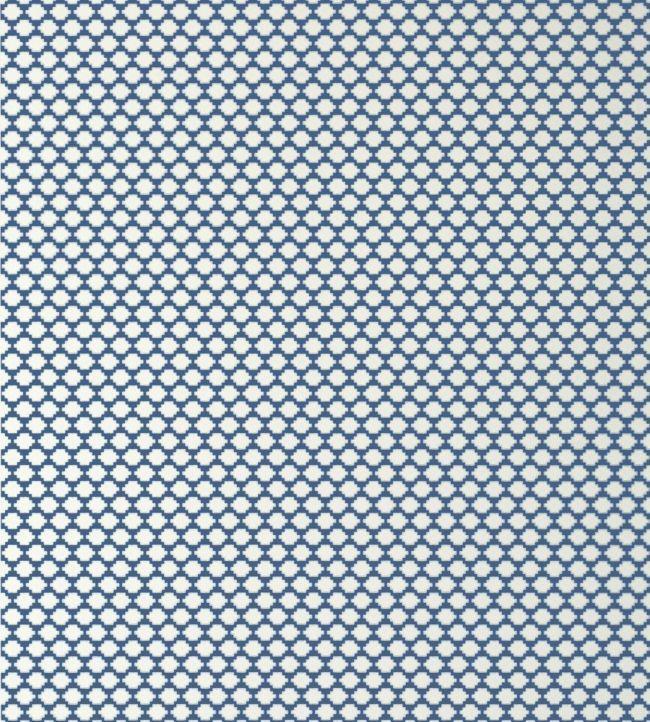 Bijou Wallpaper - Blue - Sample | Chairish