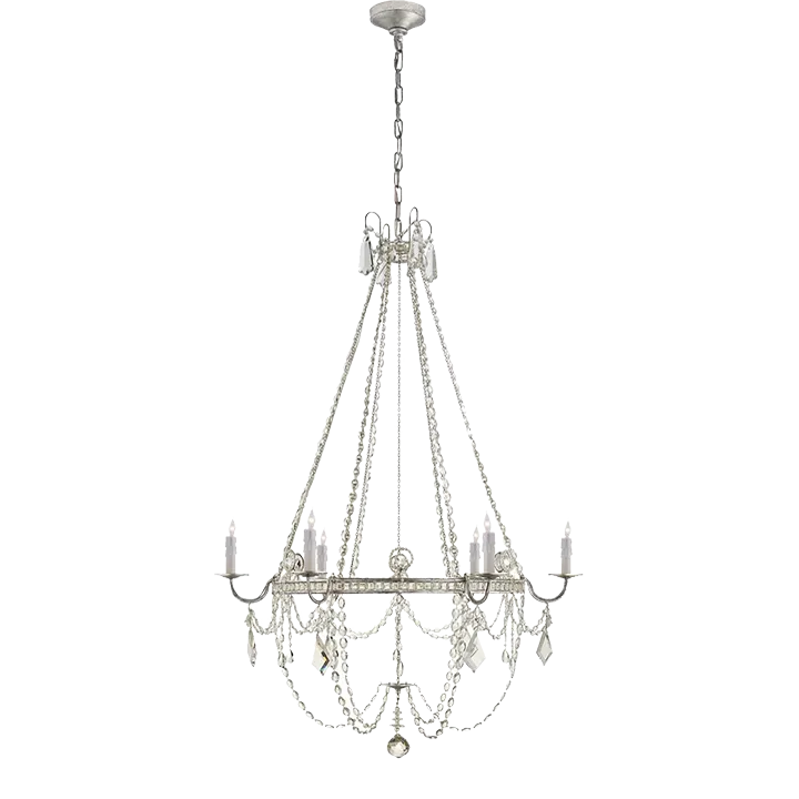 J. Randall Powers for Visual Comfort Signature Sharon Medium Chandelier ...