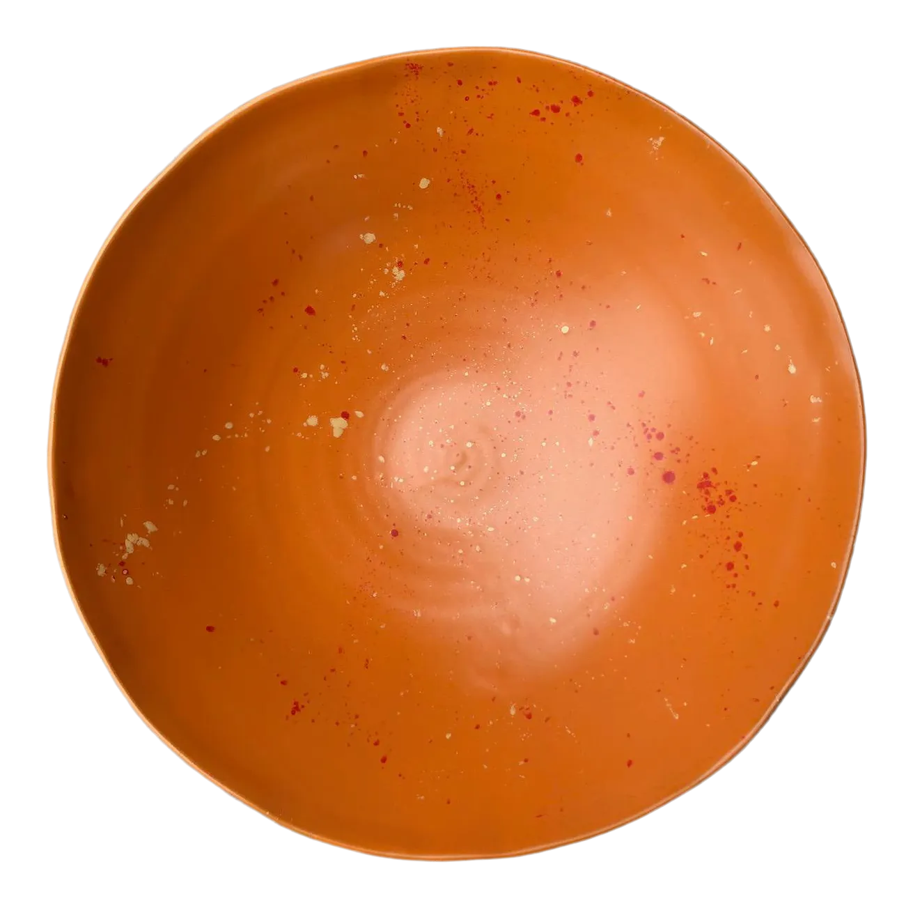 Large Serving Bowl in Arancia Orange- Made in Italy | Chairish