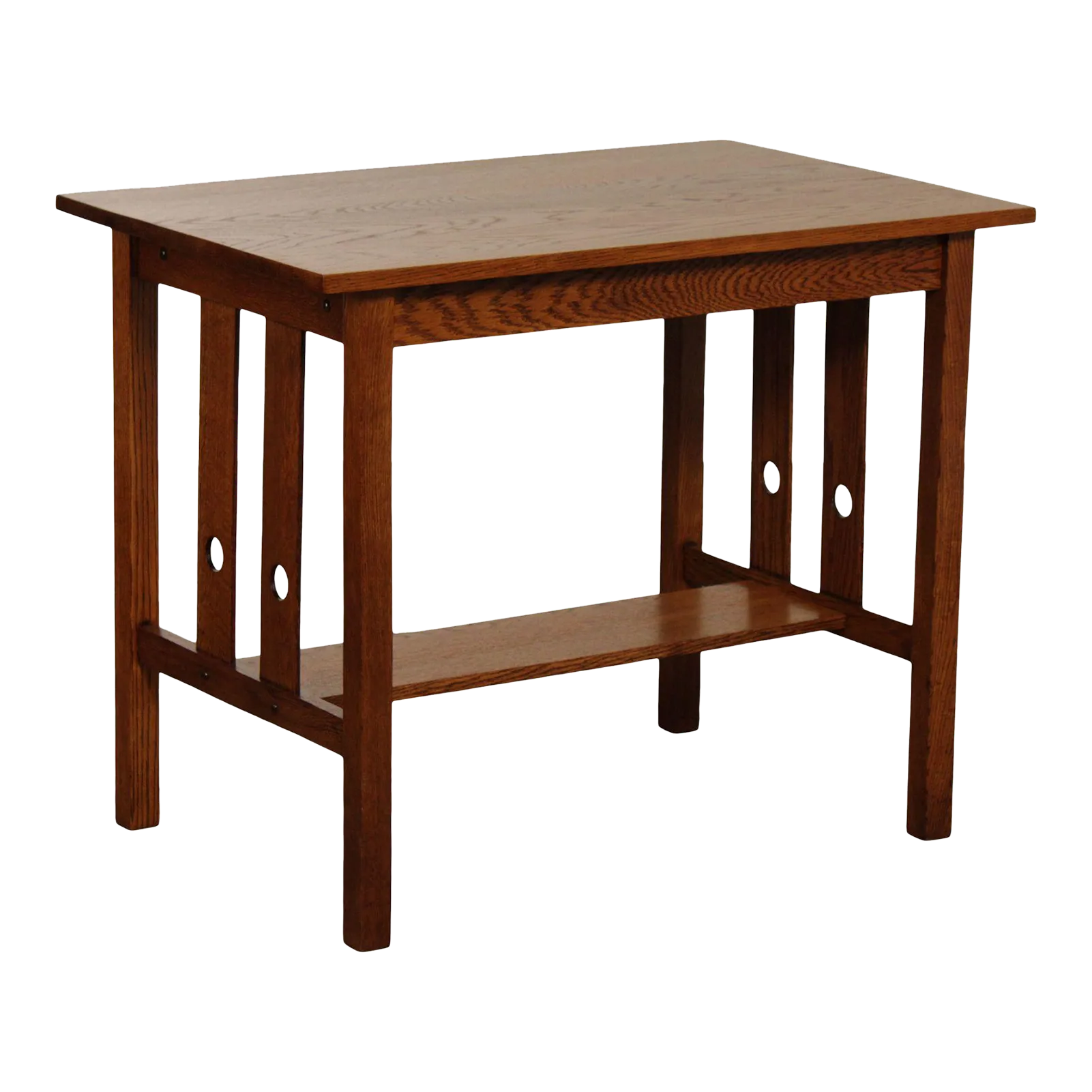 Antique Mission Style Oak Writing Desk | Chairish