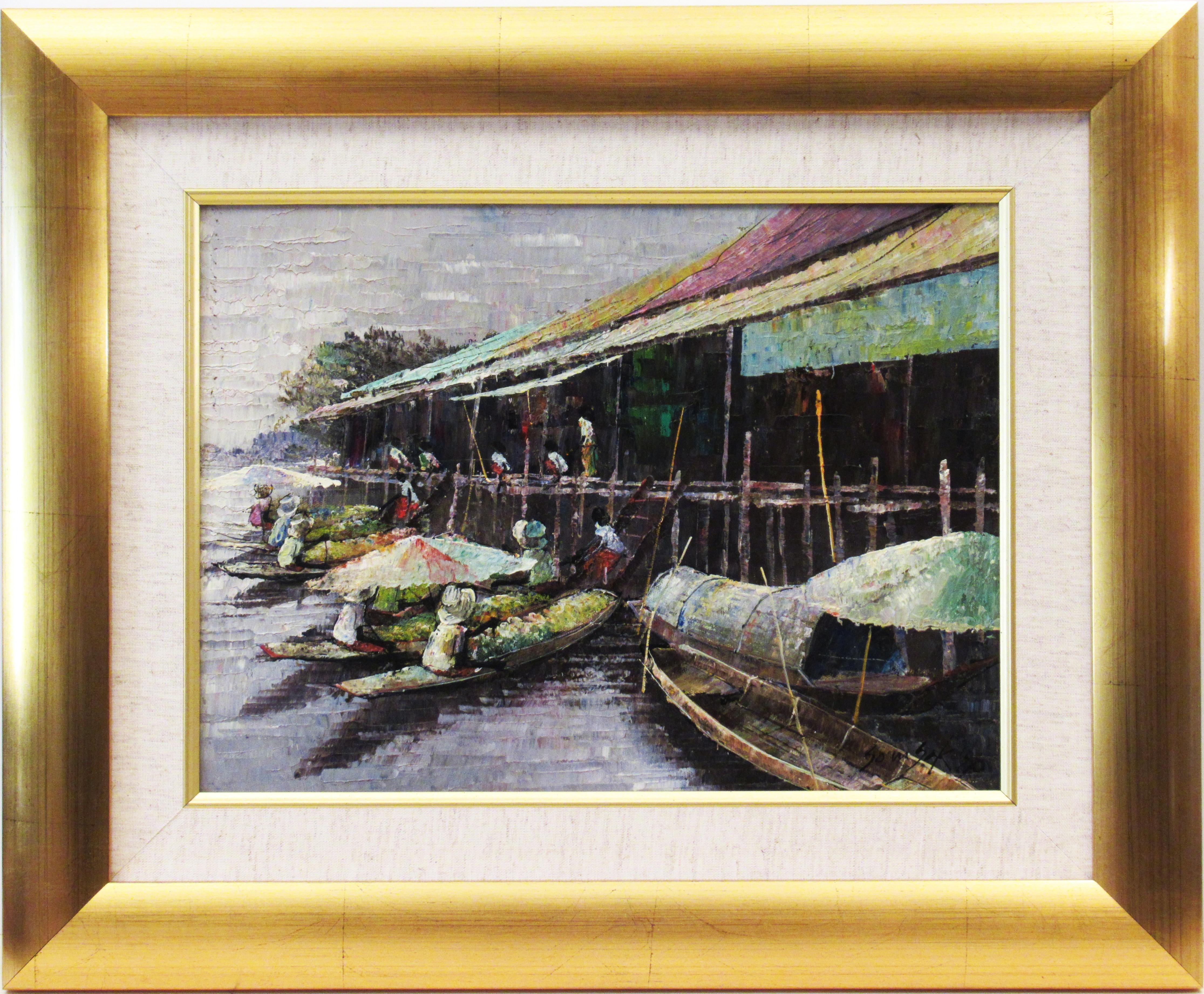 Somsak Chowtadapong, Floating Market, Thailand, 1980 | Chairish