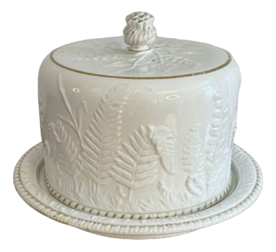 Large Antique Victorian Cheese Dish, 1890 | Chairish