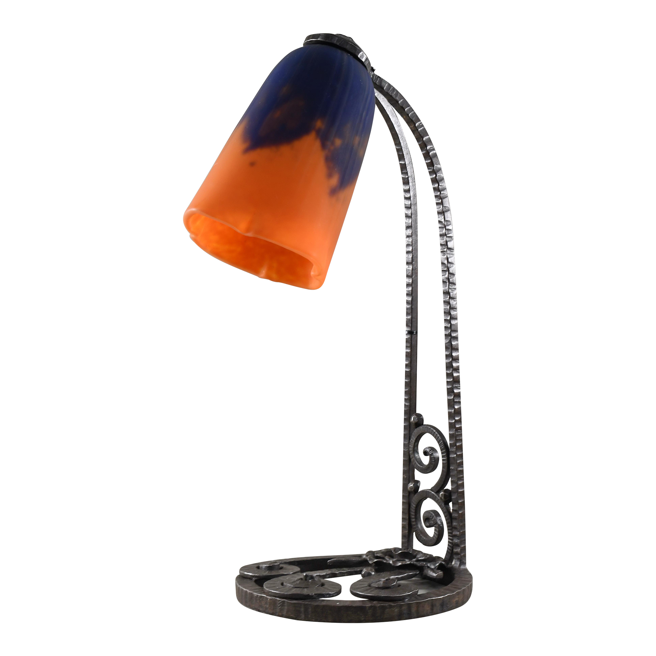 French Art Deco Table Lamp By Daum 1920s France Chairish