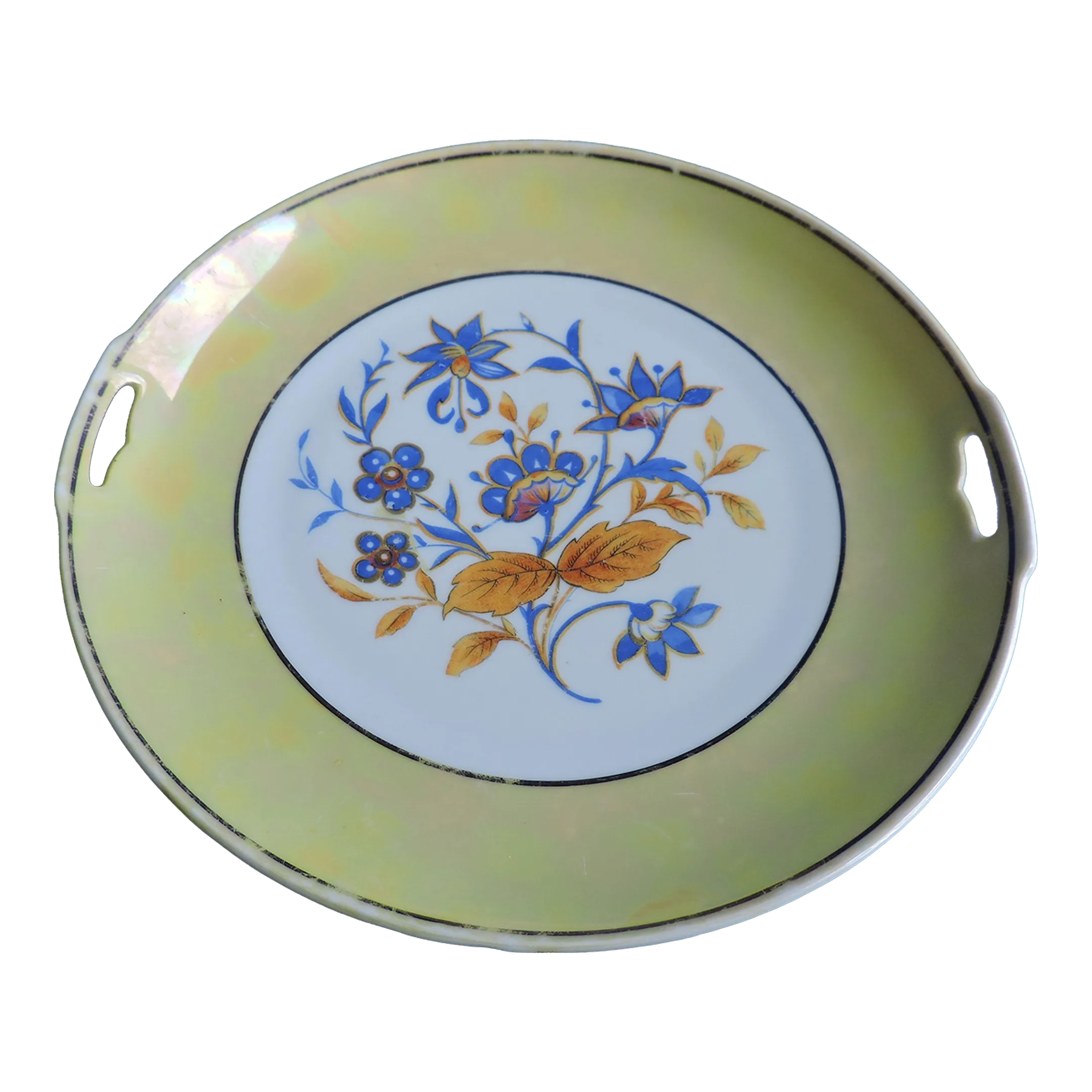 1930's German Bavarian Celebrate Porcelain Yellow Lusterware Handled ...