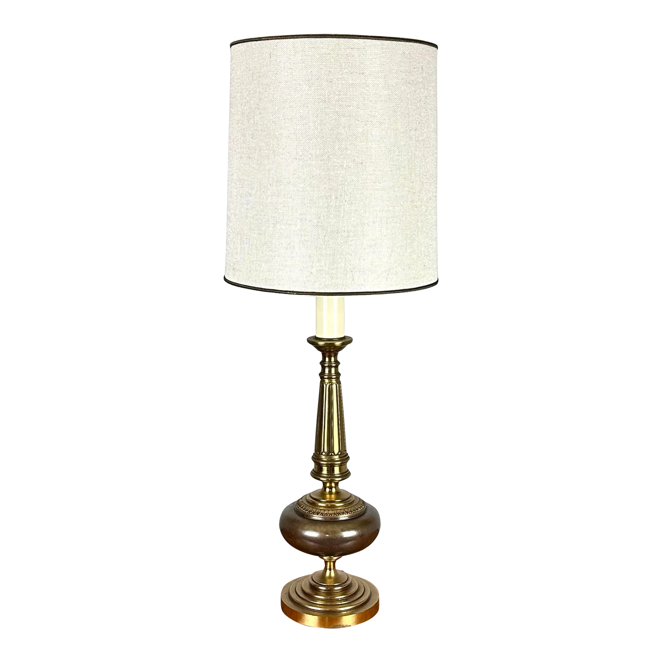 Mid 20th Century Brass Neoclassical Genie Table Lamp by Westwood ...
