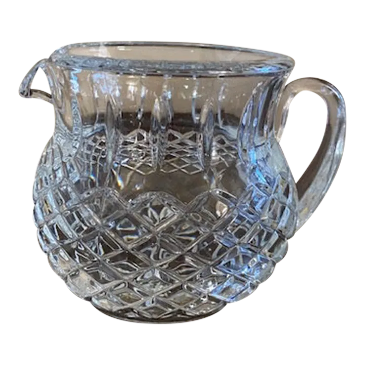 Antique Small Crystal Pitcher | Chairish