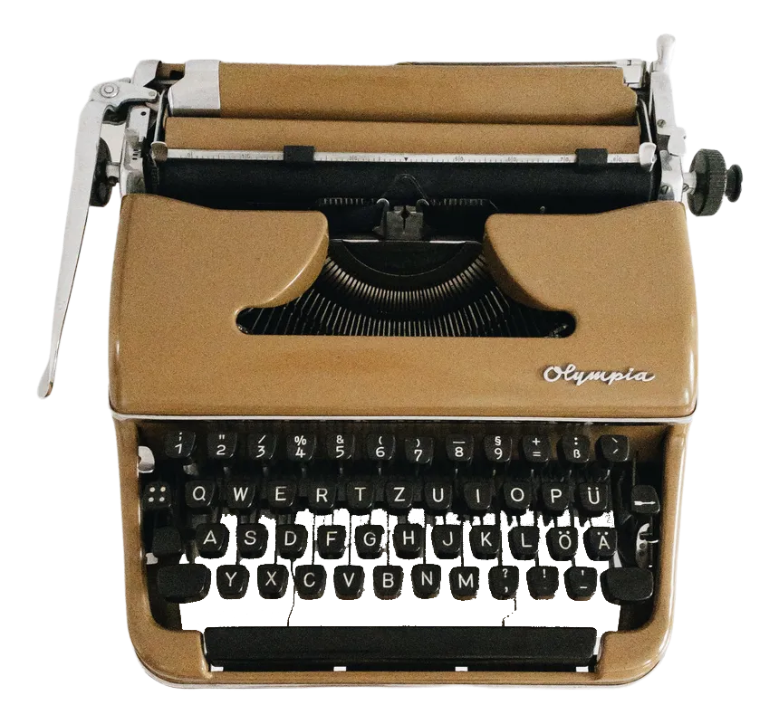 Mid-Century Modern Olympia Typewriter, 1960s | Chairish