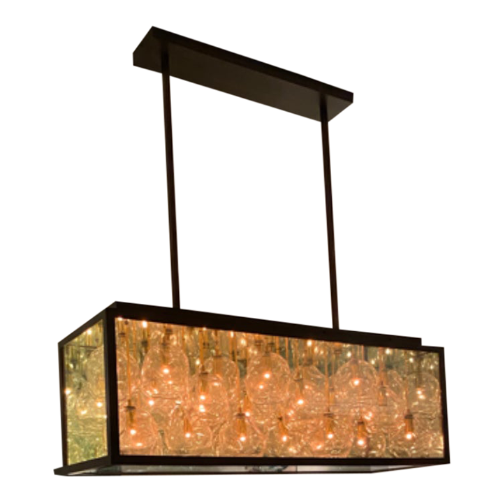 John Pomp 30 Light Infinity Collection Caged Chandelier | Chairish