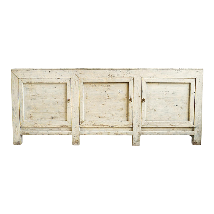 Mid 20th Century Vintage Ocean Washed Sideboard | Chairish