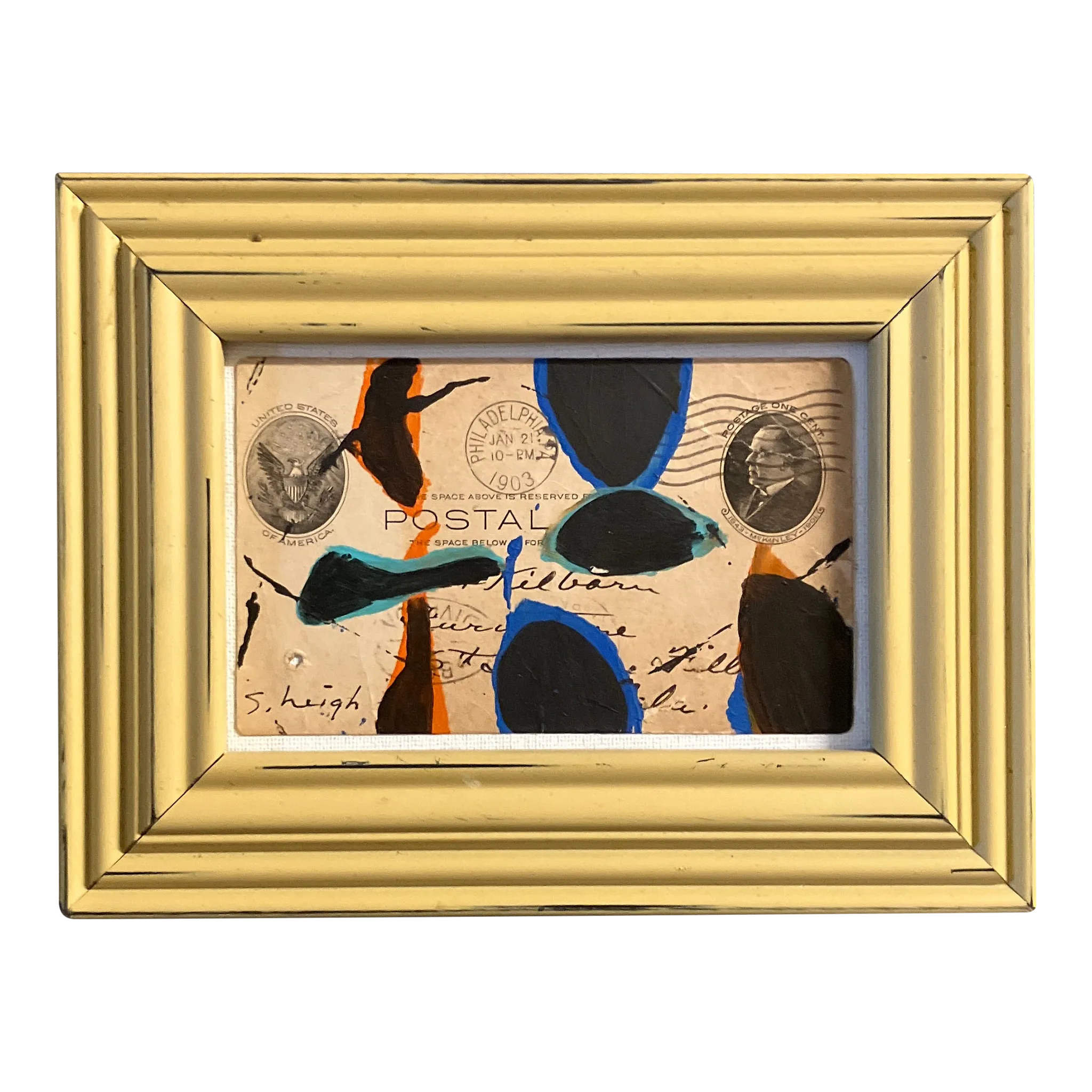 Contemporary Original Stephen Heigh Abstract Painting “1903” | Chairish