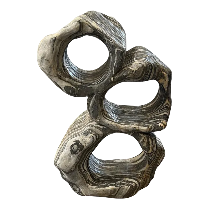 Spanish Abstract Stone Sculpture | Chairish