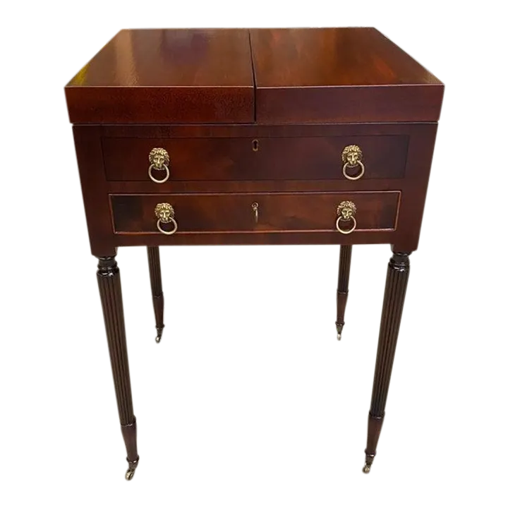 Early 20th Century Regency Style Carved Mahogany Beau Brummel ...