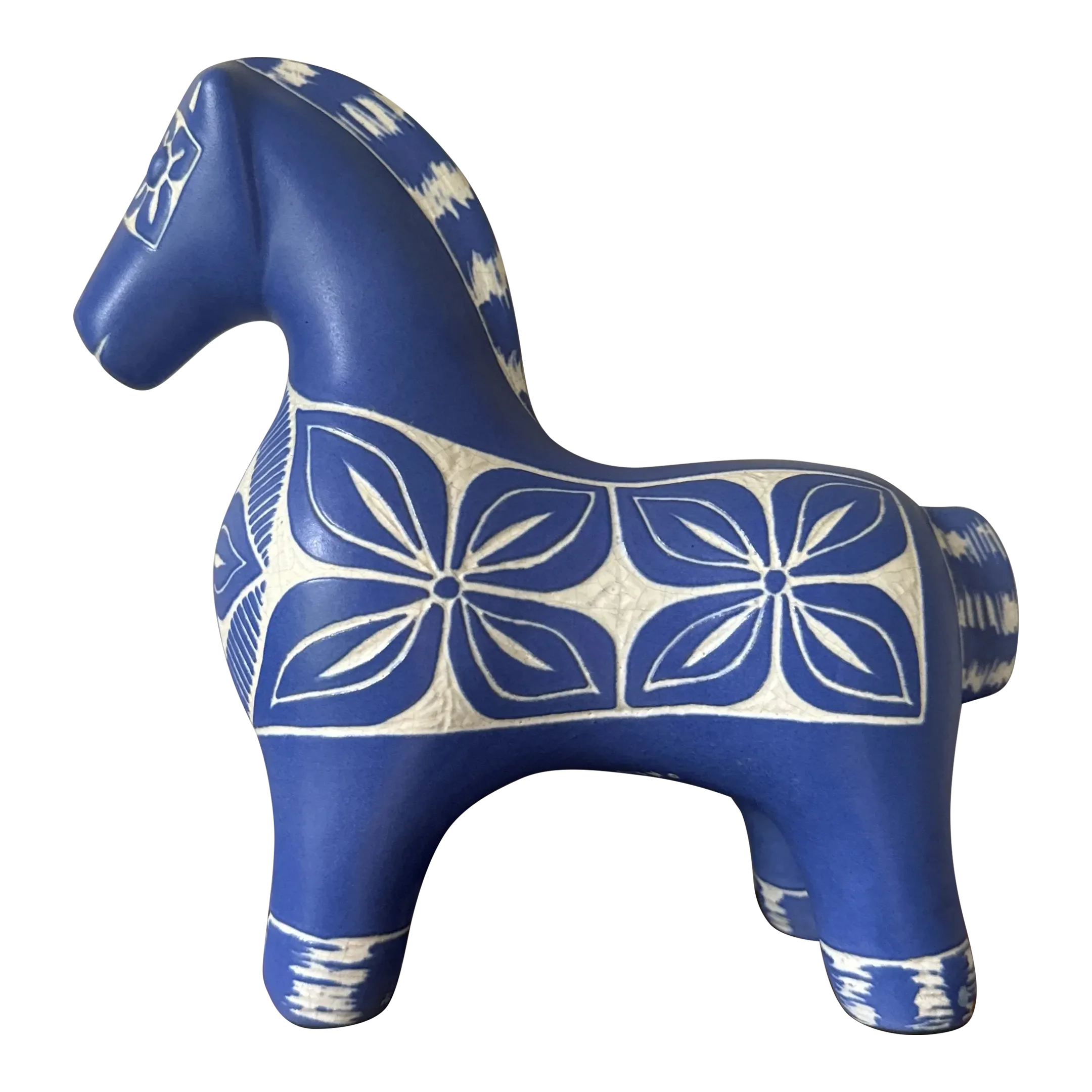1970s Ceramic Horse Figurine by Pablo Zabal from Chile | Chairish