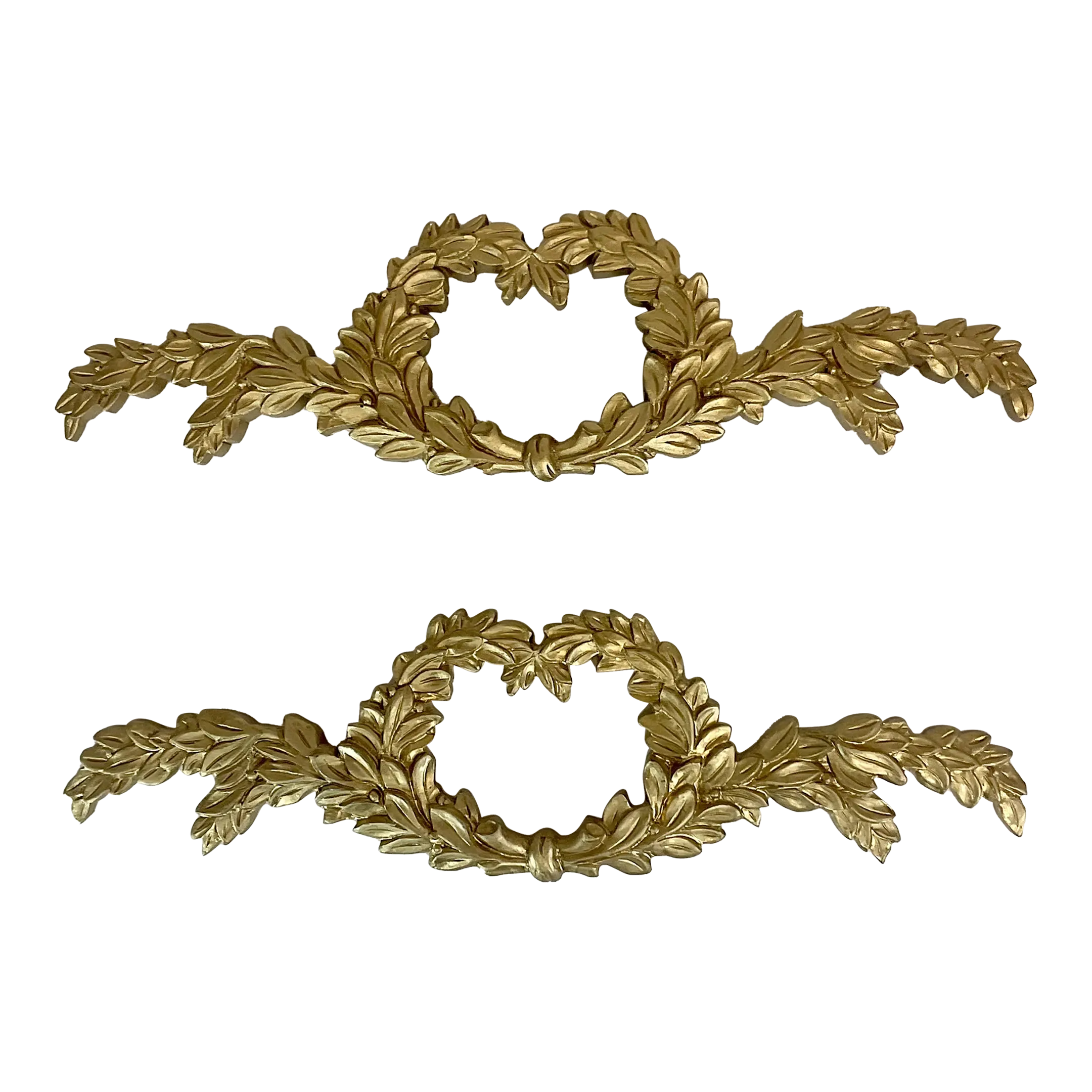1970s Vintage Neoclassical Hollywood Regency Laurel Leaf Swag - a Pair ...