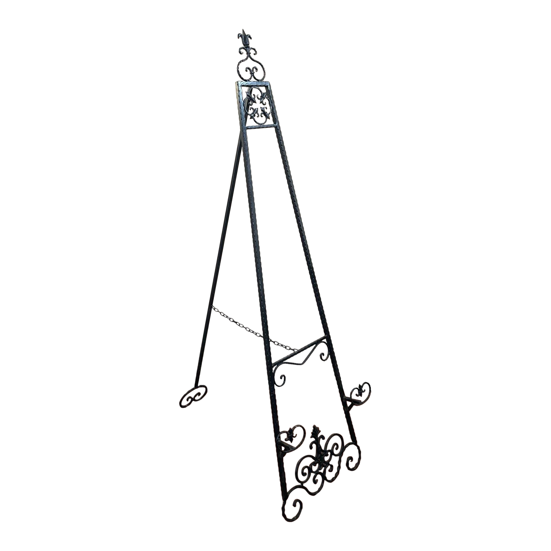 Early 20th Century Spanish Colonial Wrought Iron Floor Stand Art ...