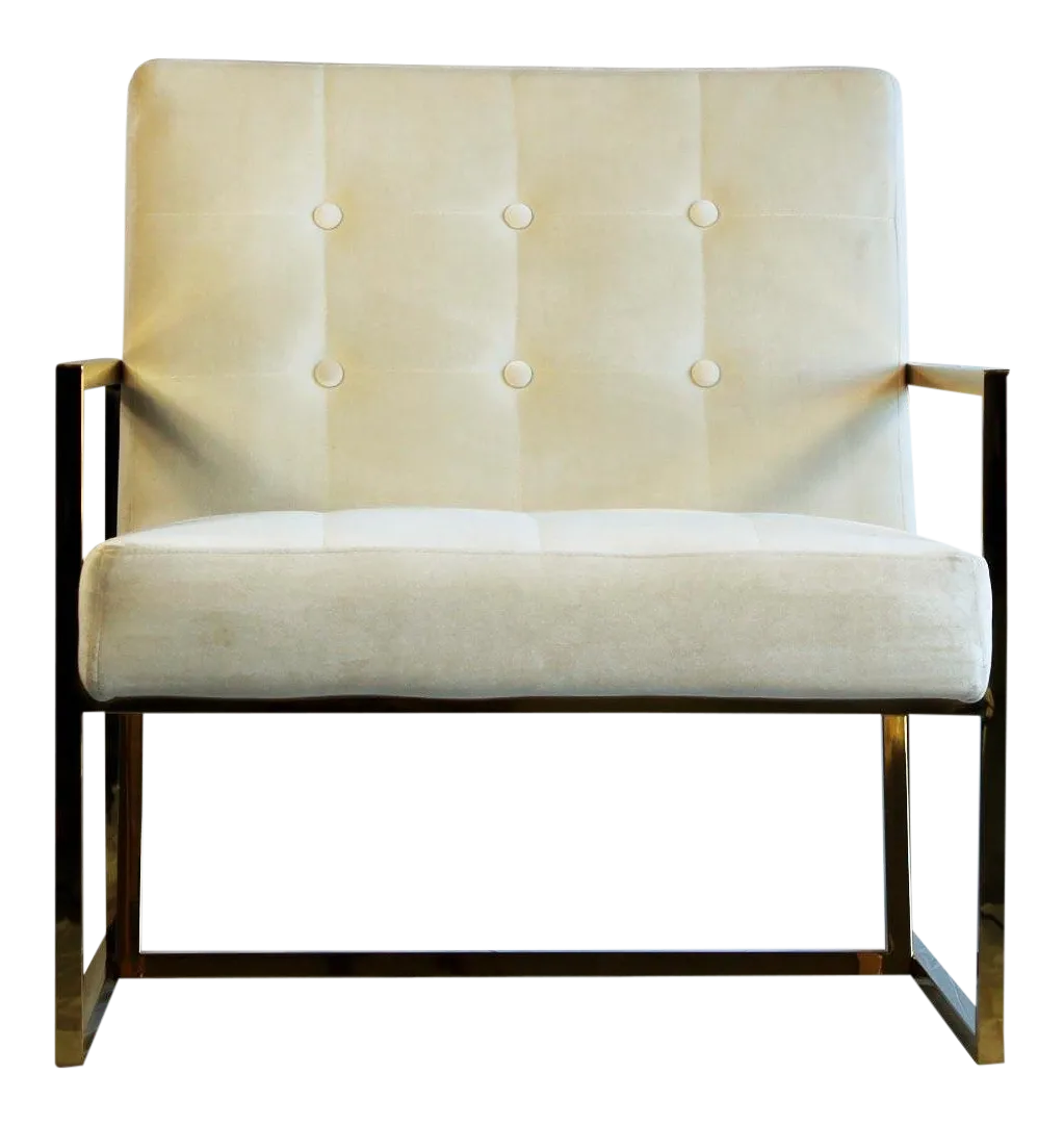Pasargad DC Millan Collection Leisure Chair | Chairish