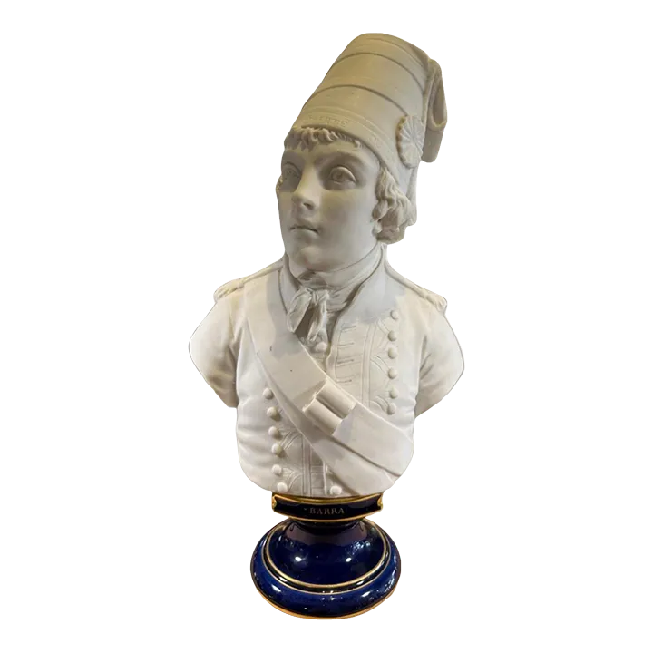 Late 19th Century Sèvres Bisque Bust of French Revolutionary Martyr ...