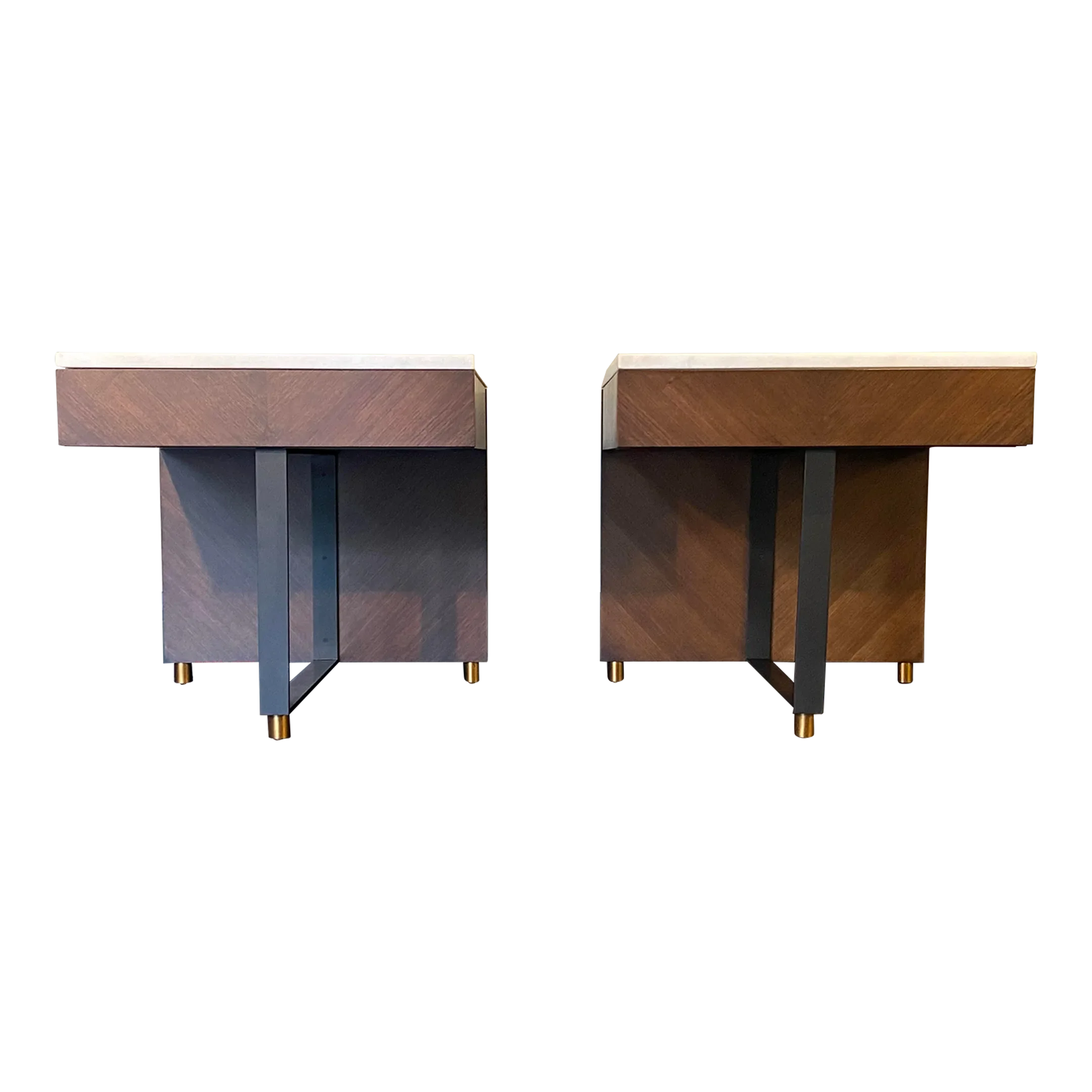 Ray Booth Accent Tables for Hickory Chair - Set of 2 | Chairish