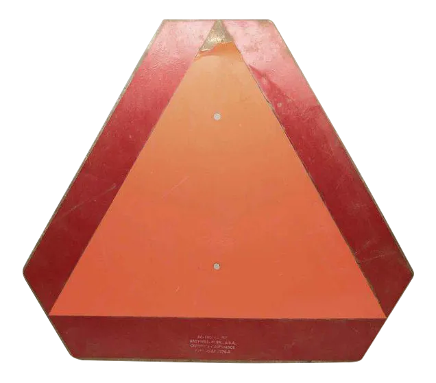 Red & Orange Danger Sign | Chairish