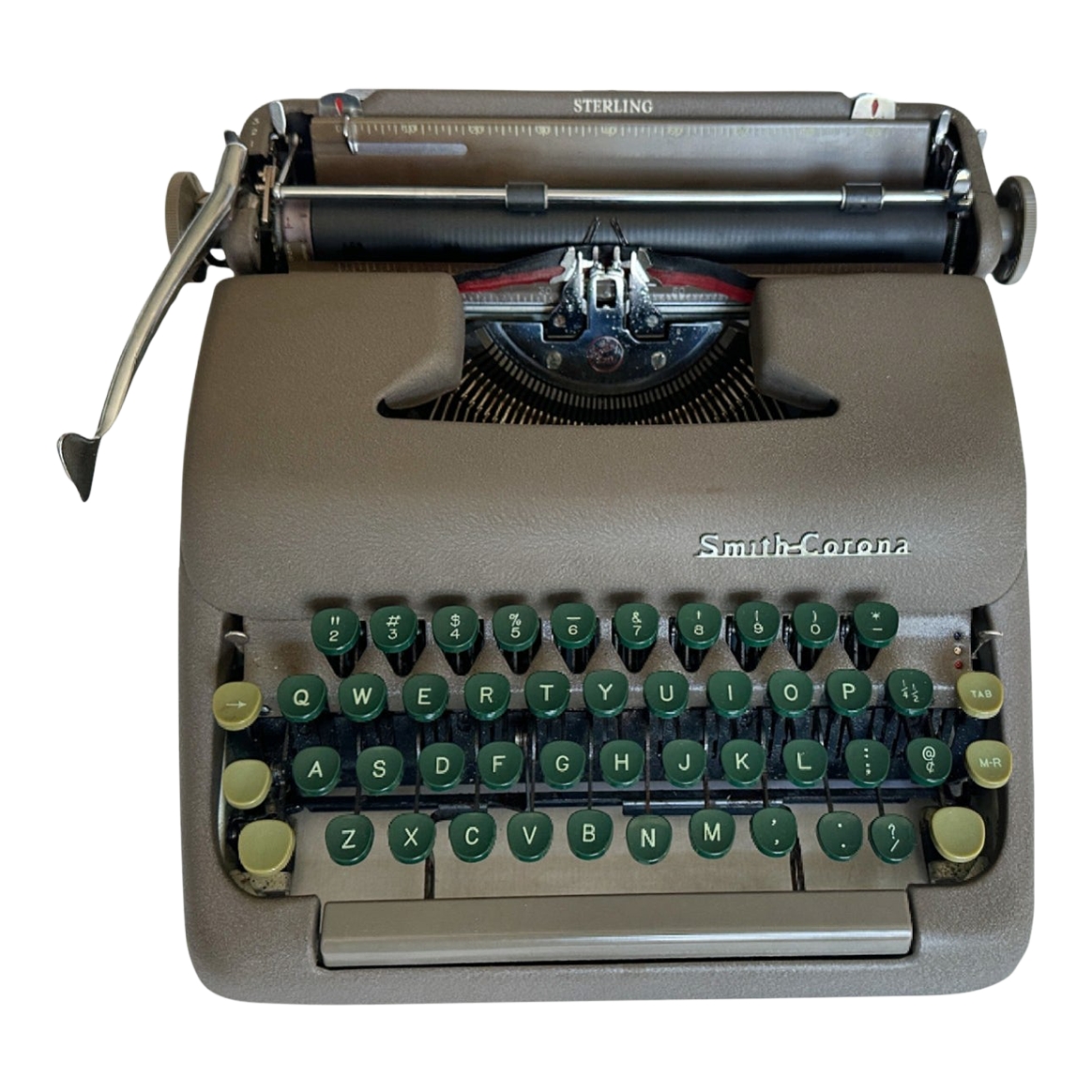 Vintage Mid Century 1951 Smith Corona Sterling Portable Typewriter With ...