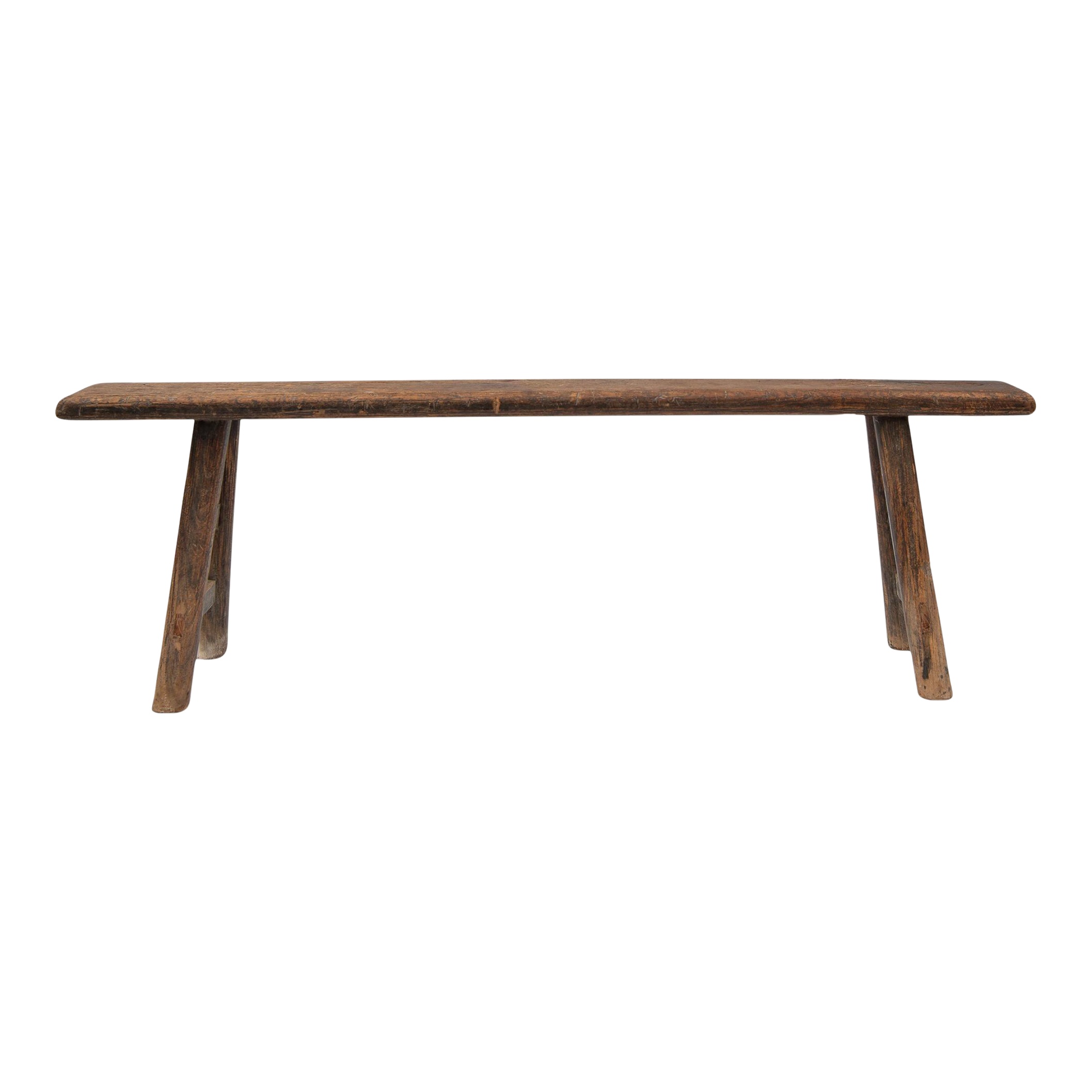 19th Century Rustic Chinese Bench | Chairish