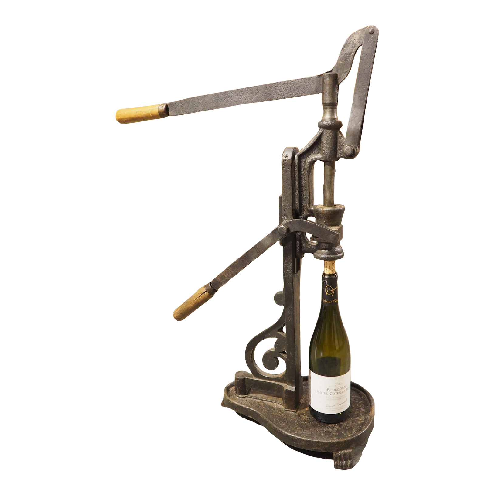 Antique Cast Iron Wine Corking Machine From France, Circa 1900 | Chairish