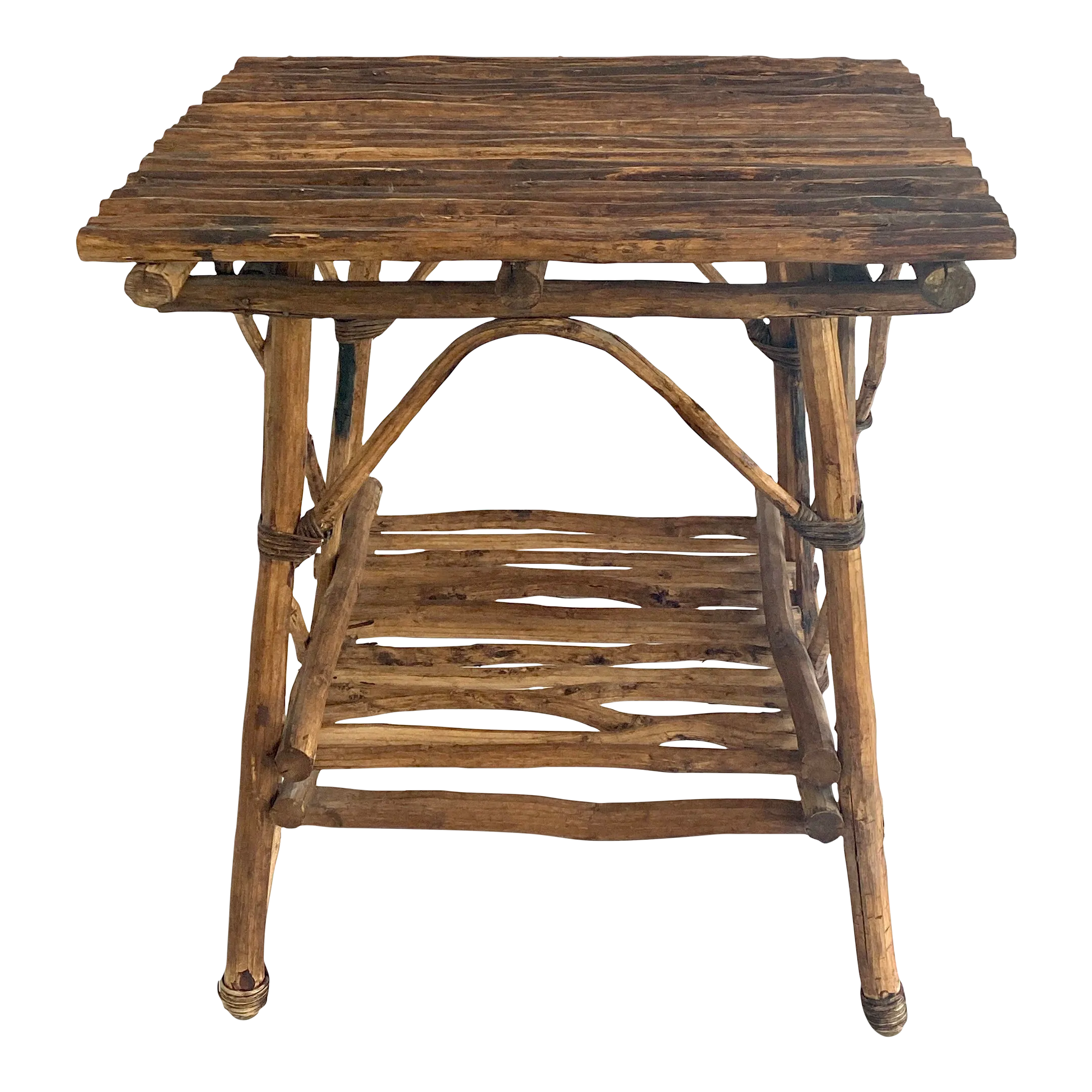 Artisan Crafted Twig Table | Chairish