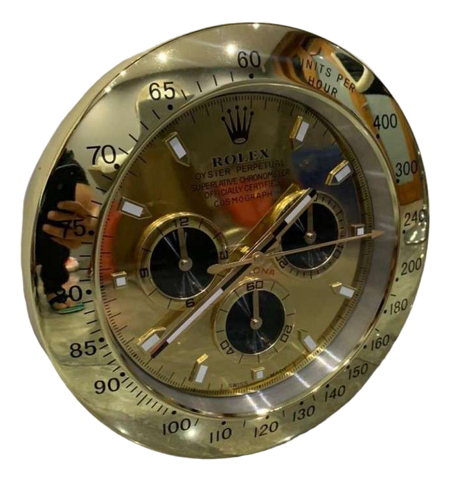Vintage Daytona Wall Clock from Rolex, 2010s | Chairish