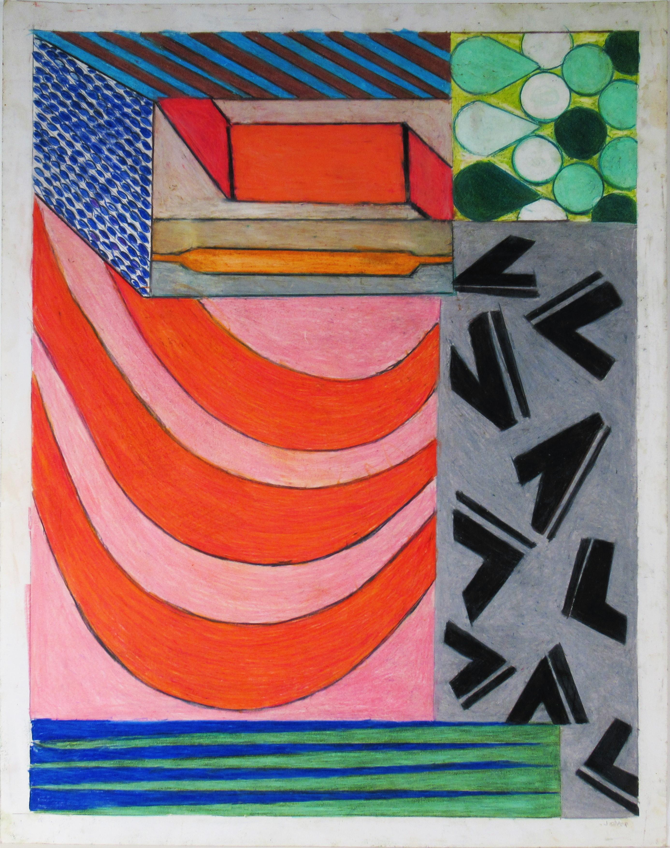 Jerry Opper, Untitled #4 Drawing Circa 1970 | Chairish