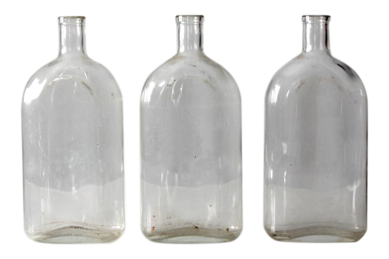 Antique Pyrex Apothecary Bottle Collection - - Set of3 | Chairish