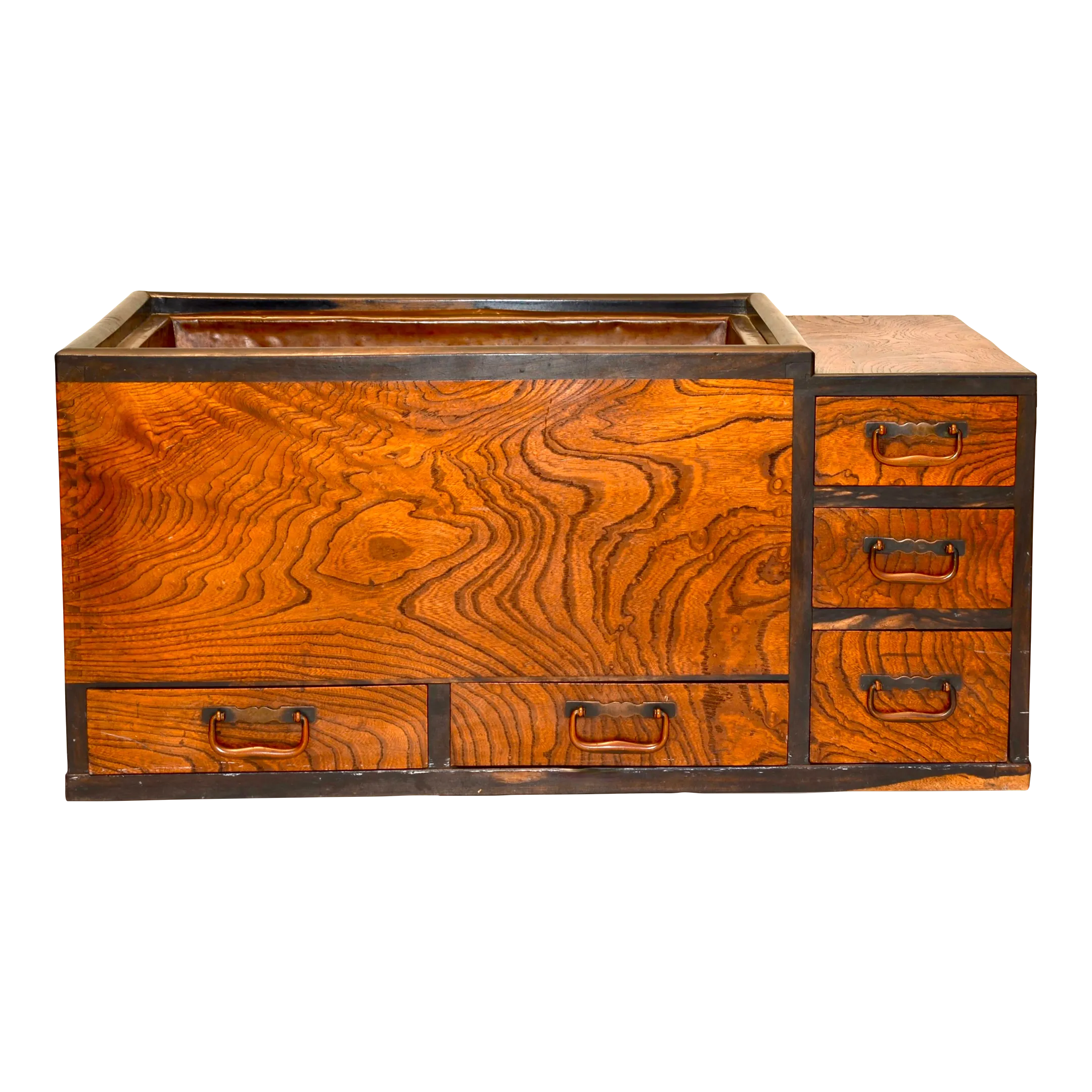 Japanese Antique Brazier Coffee Table | Chairish