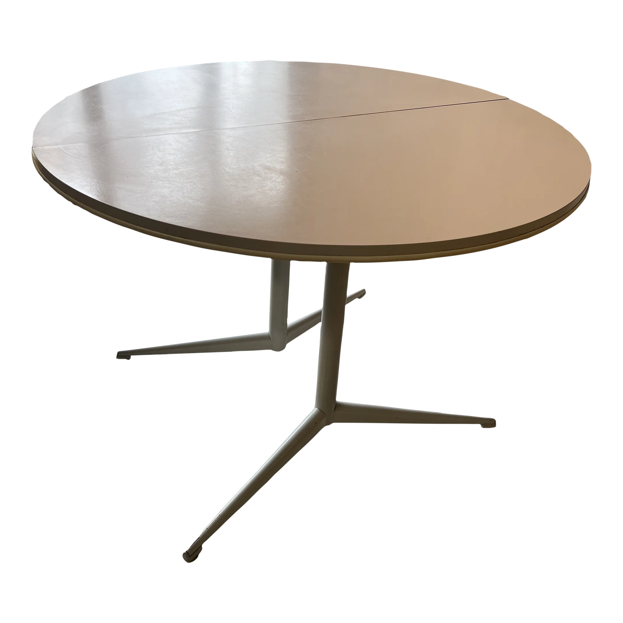 1970 Round Formica Dining Table | Chairish