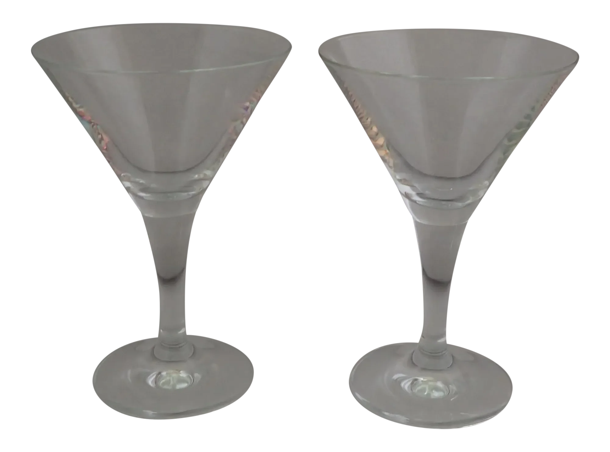 Schott Zwiesel Crystal Martini Glasses- A Pair | Chairish