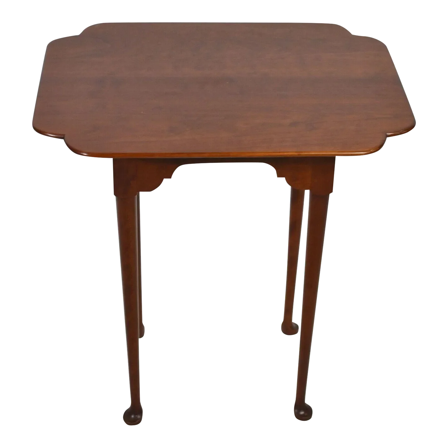Eldred Wheeler Queen Anne Style Maple Beautiful Tea Table Bench Made ...
