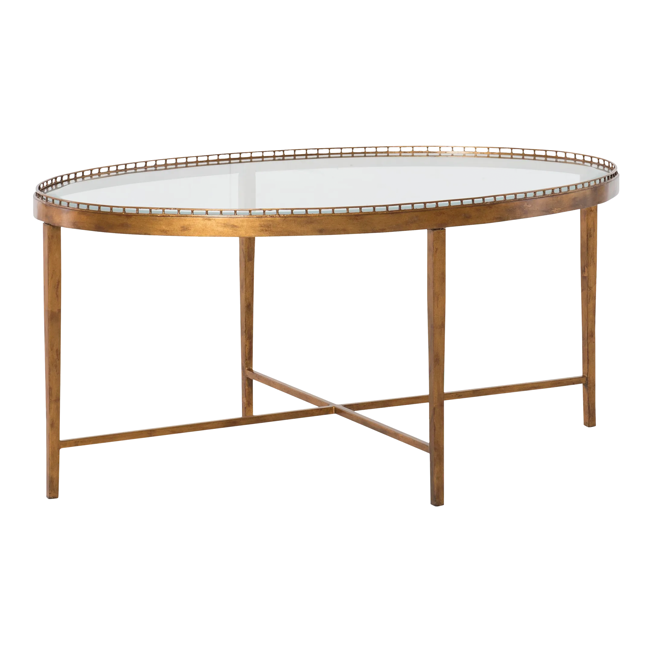 Logan Small Oval Cocktail Table | Chairish
