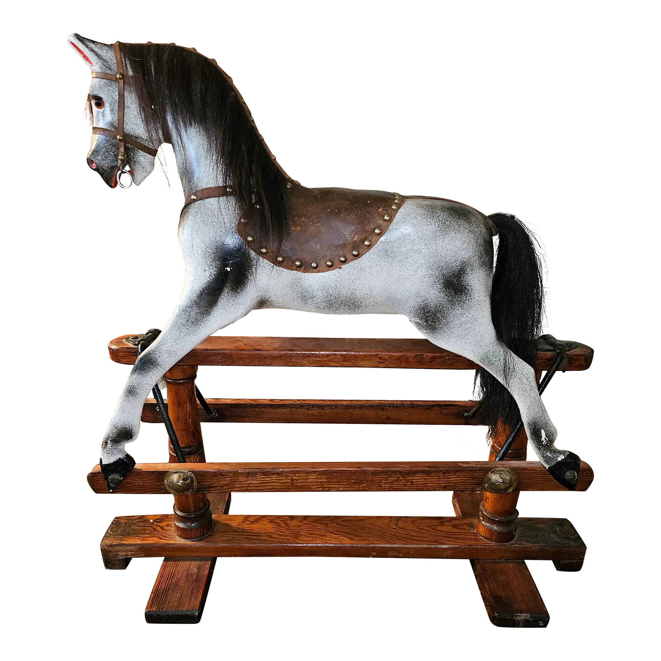 Lines Bros. Victorian Rocking Horse | Chairish