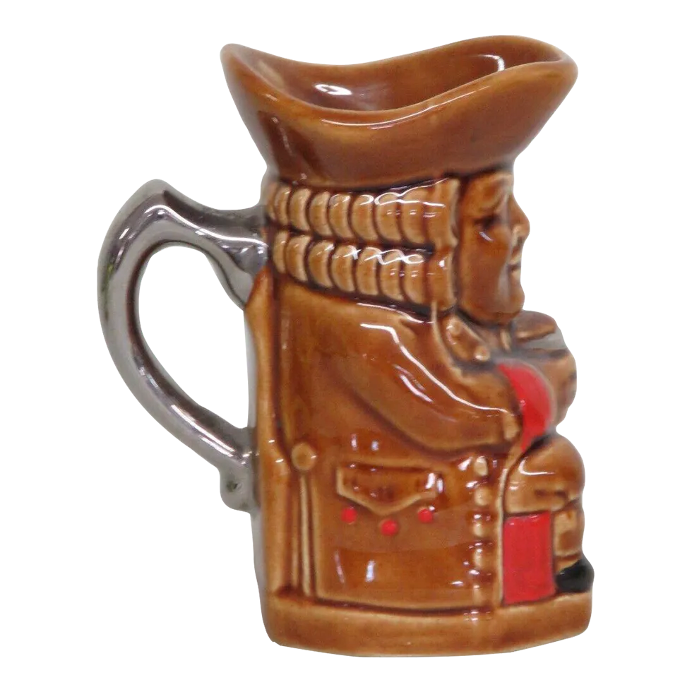 Lord Nelson Pottery Toby Jug Porcelain Character Pitcher | Chairish