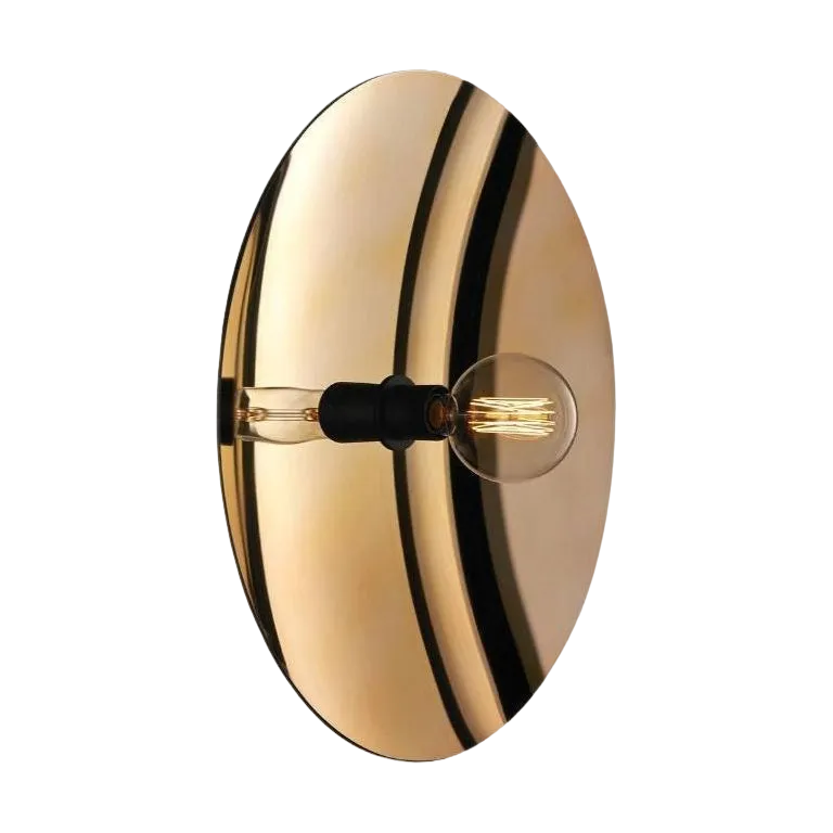 Large Bronze Zénith Wall Light by Radar | Chairish