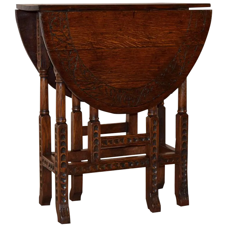 19th C English Gate-Leg Table | Chairish
