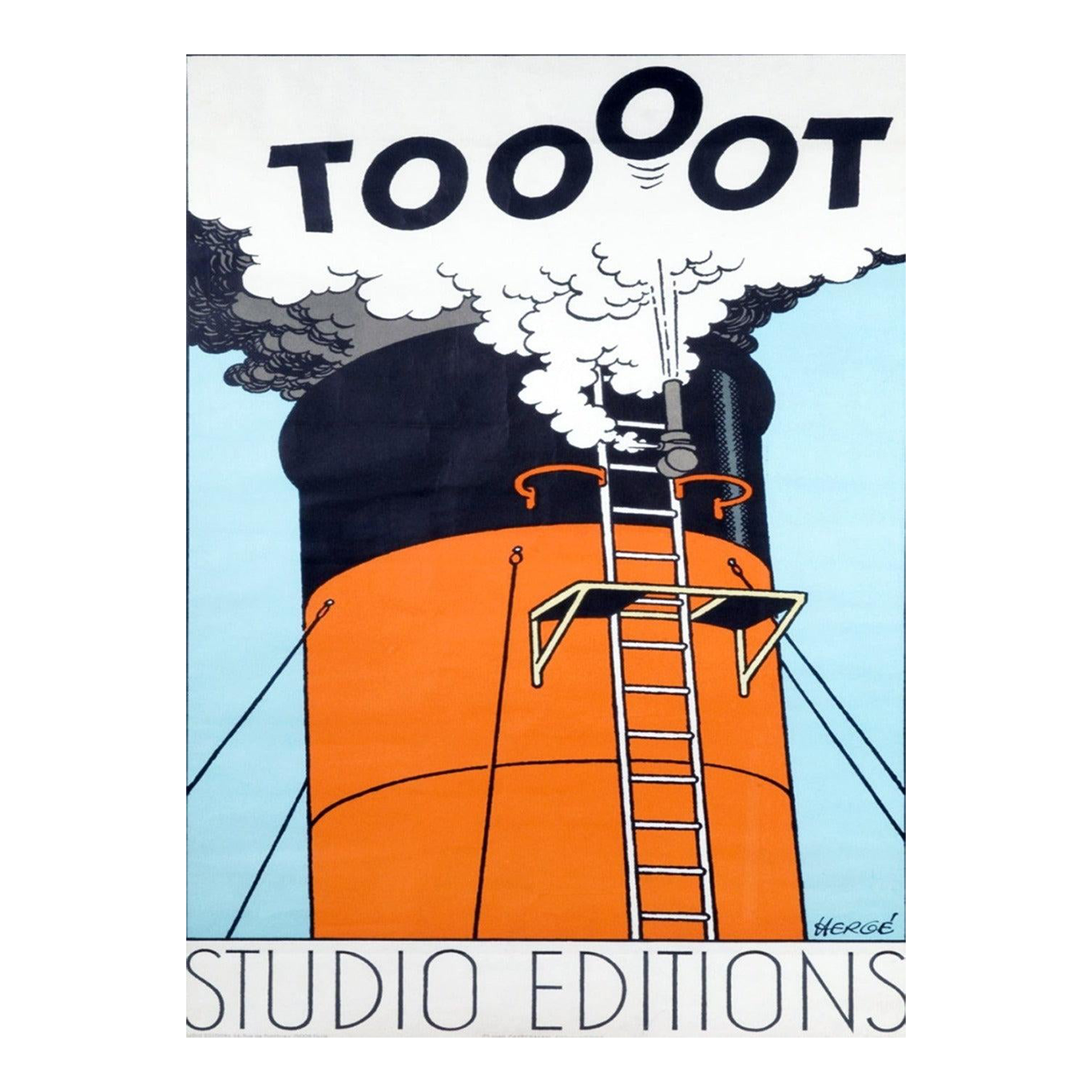 1980 Toooot Studio Editions Poster | Chairish