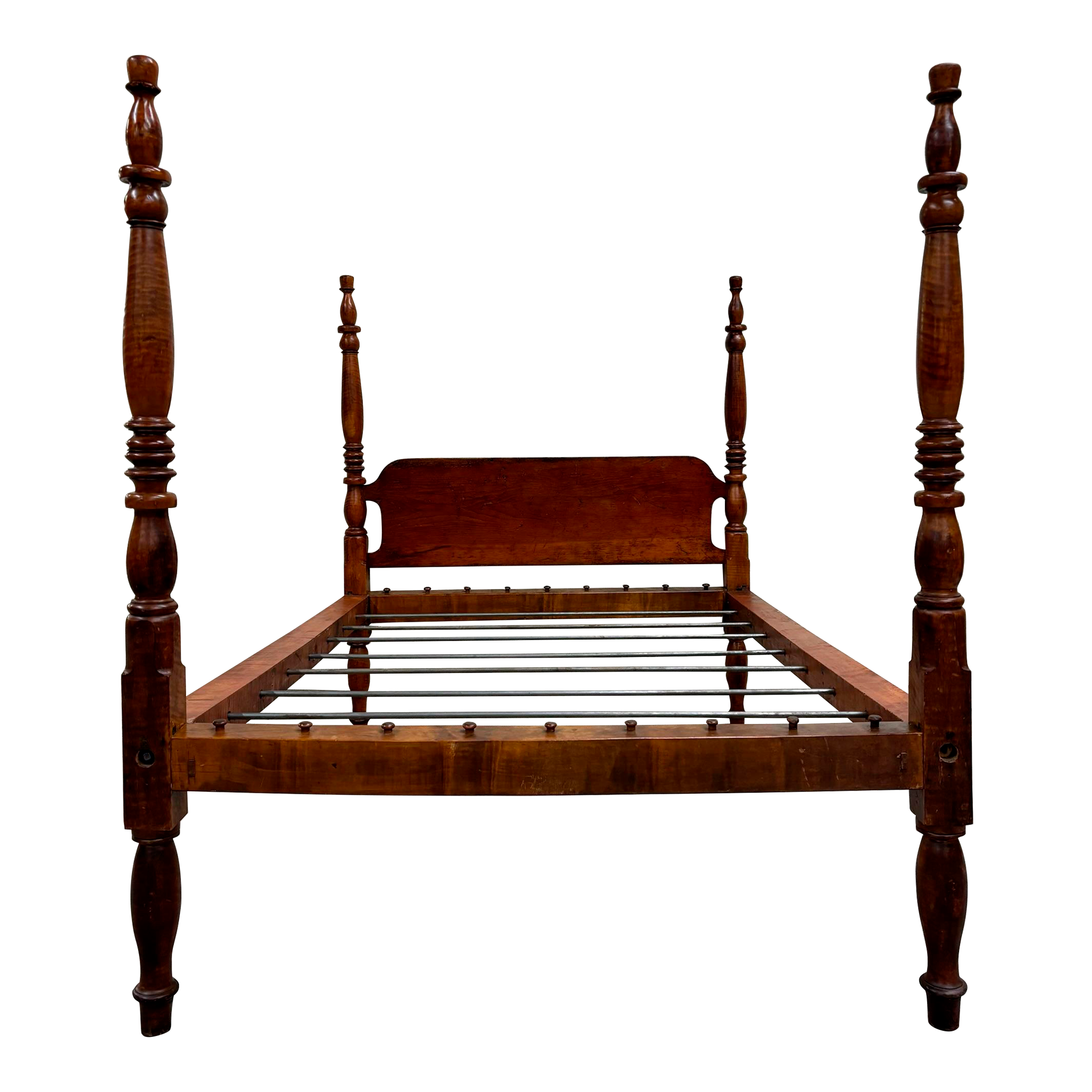 Antique Rope Poster Three Quarter ¾ Bed | Chairish