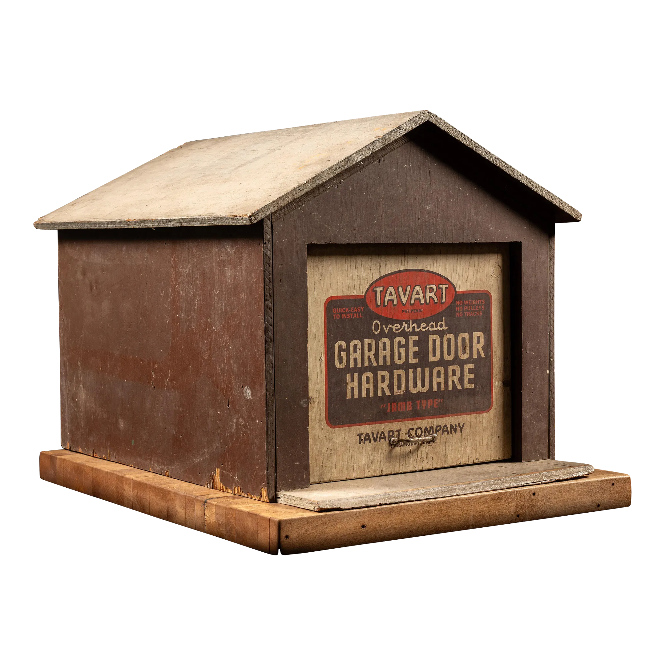 1950s Garage Door Hardware Salesman Sample Model | Chairish
