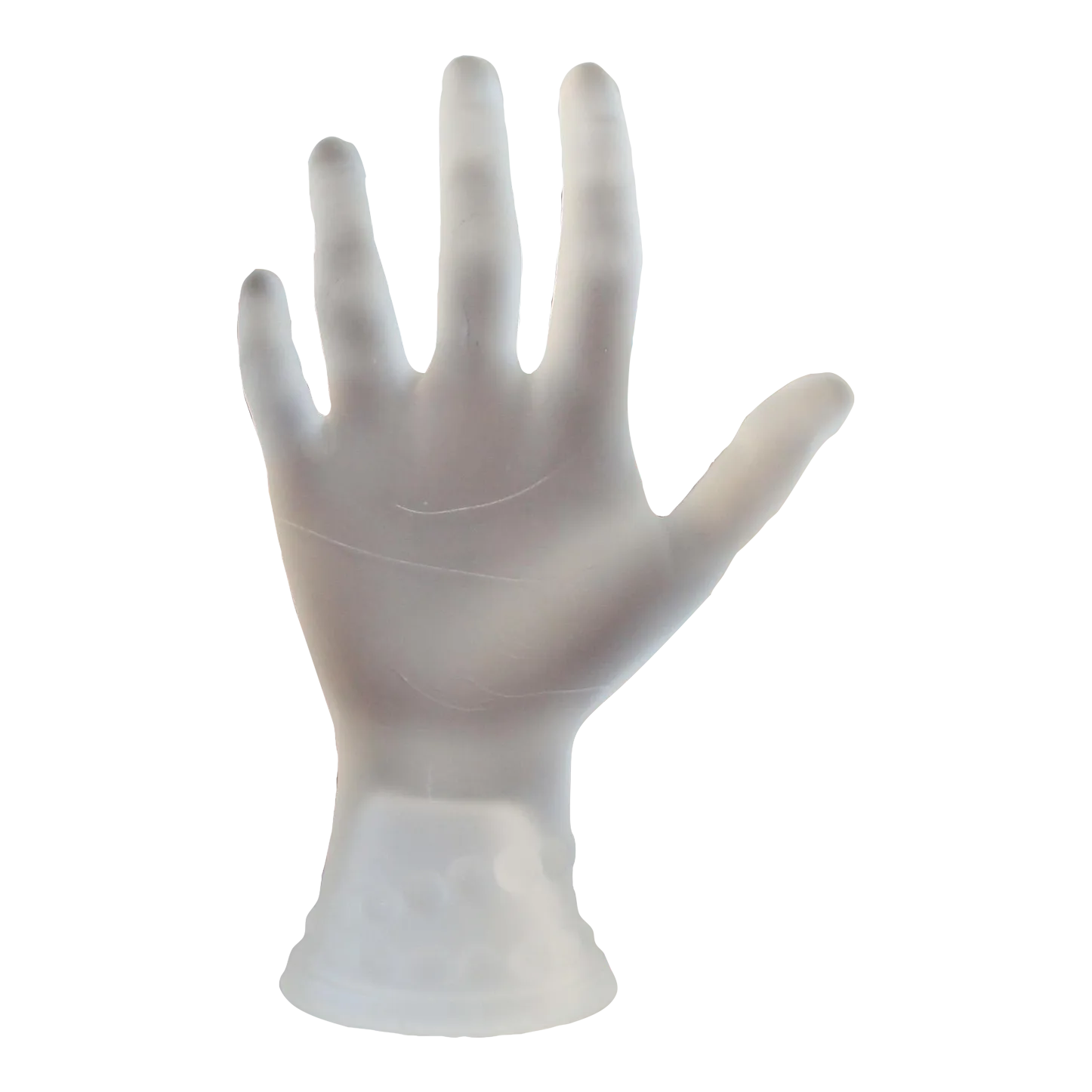 Vintage Decorative Frosted Glass Hand | Chairish