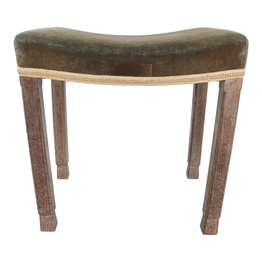 Early 20th Century King George Vi Coronation Stool | Chairish