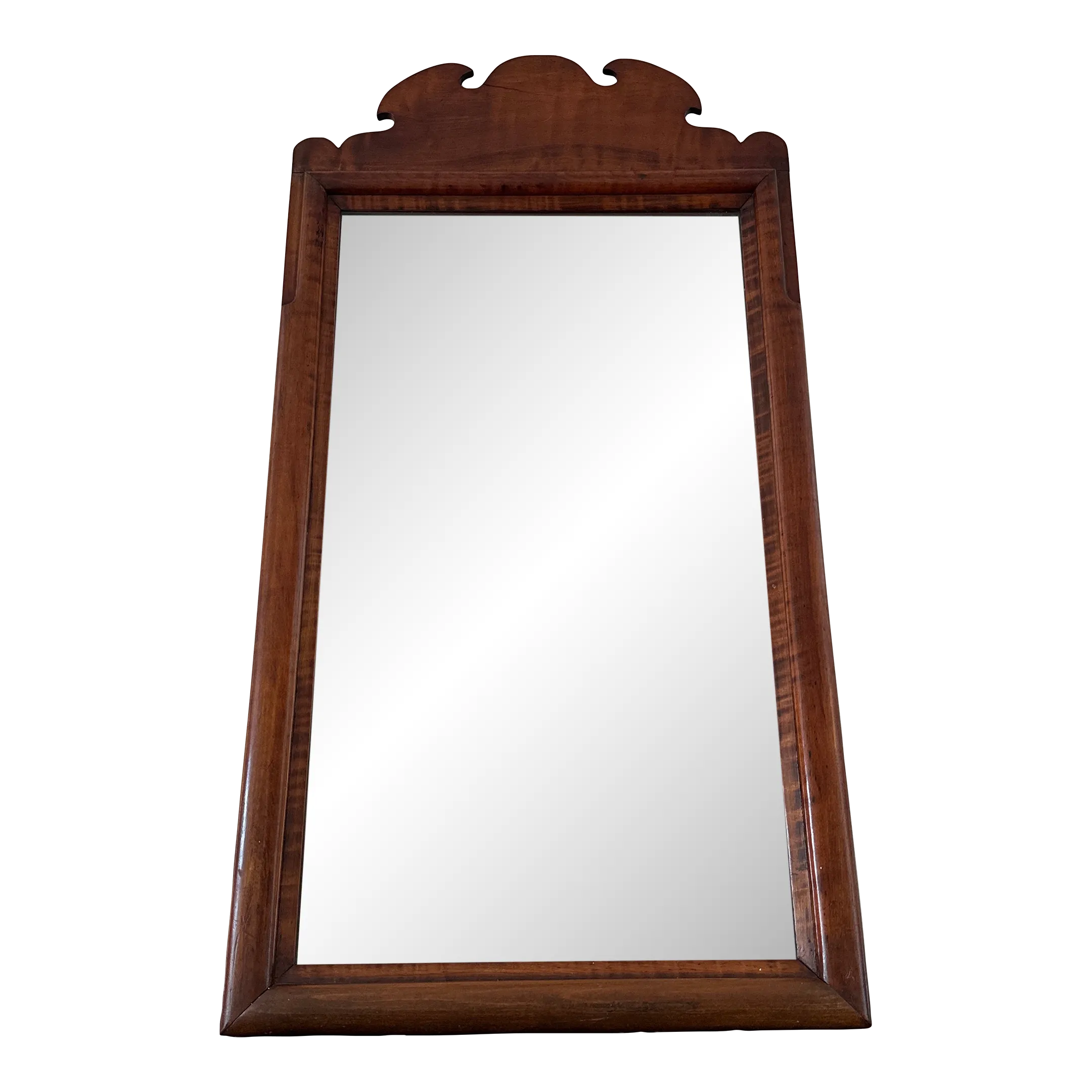 19th Century Federal Cherry Wall Mirror | Chairish