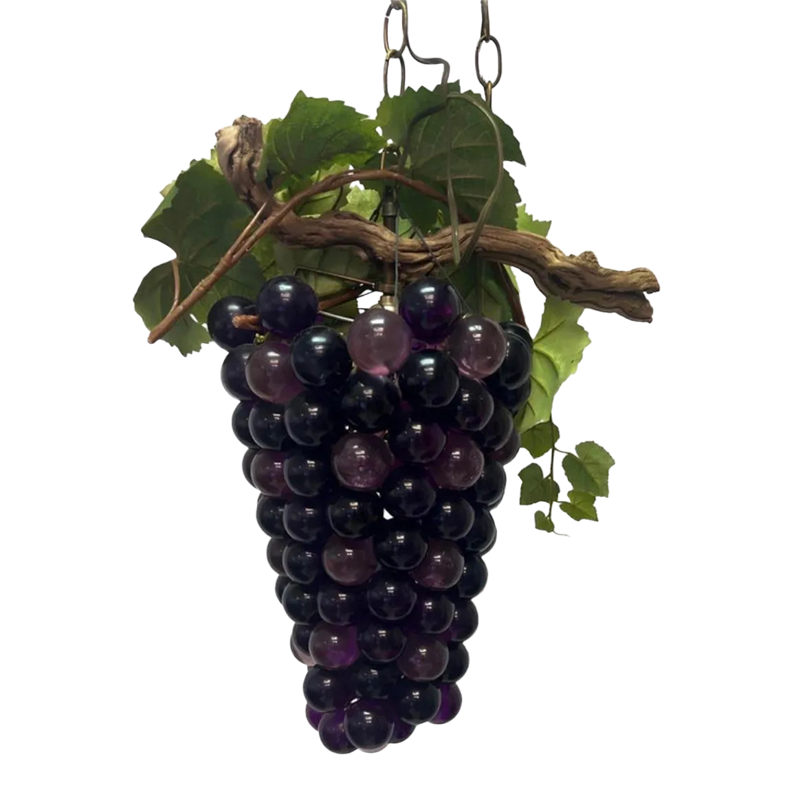 Mid-Century Grape Pendant Light Fixture Circa 1950s | Chairish