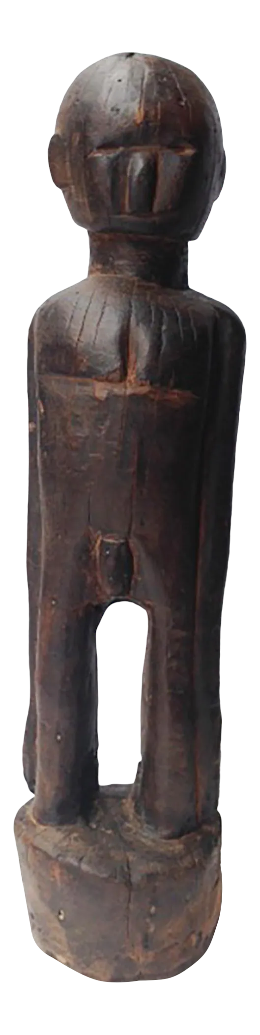 Early 20th Century Antique African Man Sculpture | Chairish