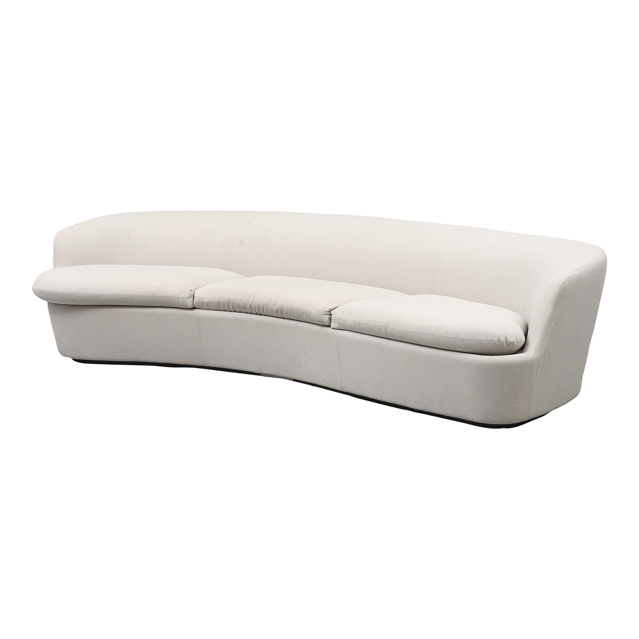 Cappellini 'Orla' Rounded Sofa by Jasper Morrison | Chairish