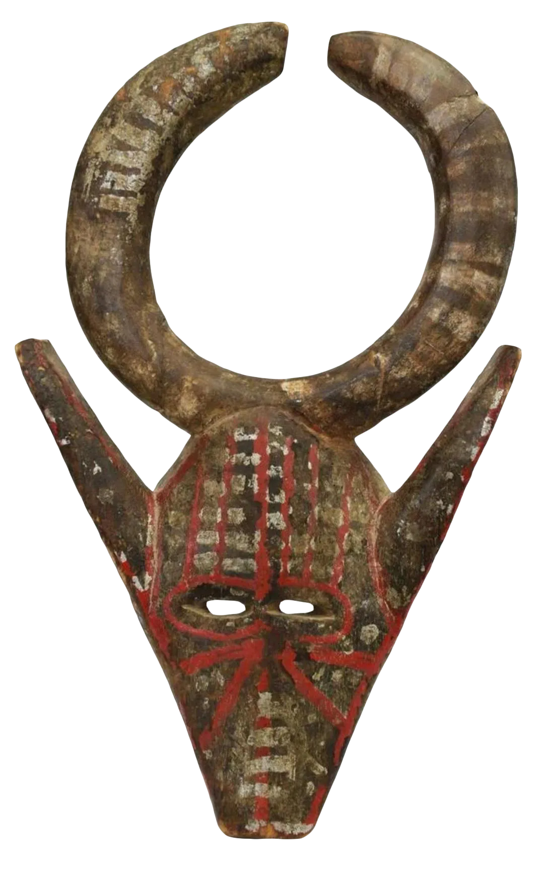 Antique African Tribal Zoomorphic Bobo Mask | Chairish