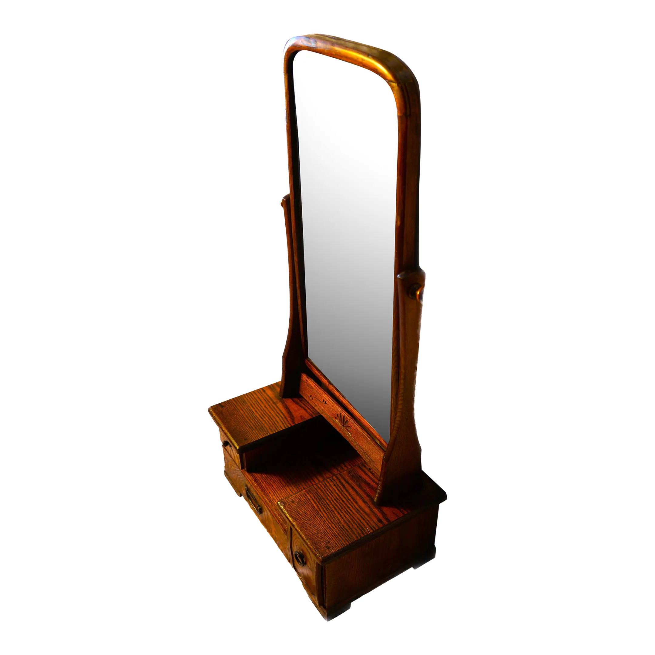 Vintage 1910's-1920's Japanese Mirror Chest Kyodai From Taisho Period ...